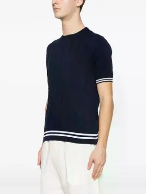 PANICALE Striped T-shirt - Blue