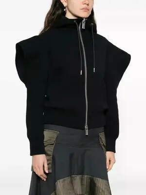 Sacai Hooded Zip Sweatshirt