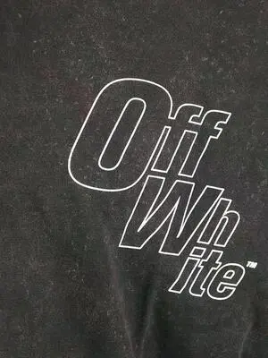 Off-White Half-zip Long-sleeved Sweater