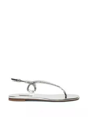 Casadei Josephine Braided Sandals