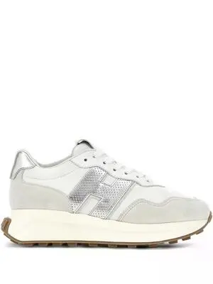 Hogan H641 Perforated Leather Sneakers - Grey