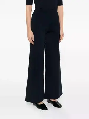 Max Mara High-waisted Wide-leg Trousers - Blue
