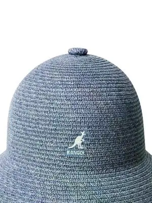KANGOL Woven Bucket Hat With Embroidered Logo