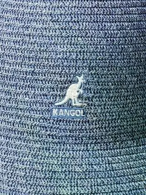 KANGOL Woven Bucket Hat With Embroidered Logo