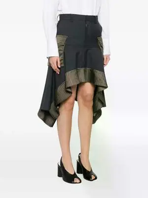Sacai Asymmetric Hem Skirt