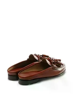 Hereu Tassel Mules - Brown
