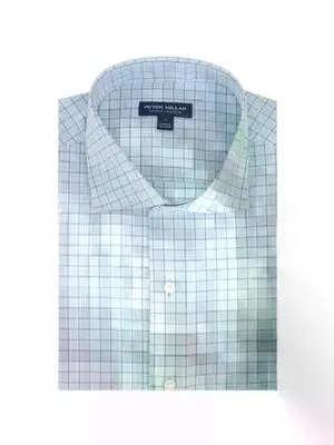 Peter Millar Checked Shirt - Blue