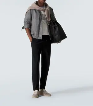 Brunello Cucinelli Cotton-blend Jersey Sweatpants