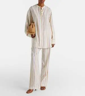 Asceno Ferrara Striped Shirt