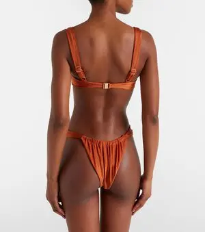Faithfull The Brand Sol Bikini Top - Orange