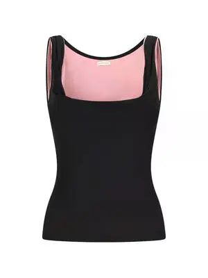 Magda Butrym Square Neck Sleeveless Top