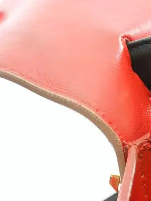 Celine Mini Leather Handbag - Red