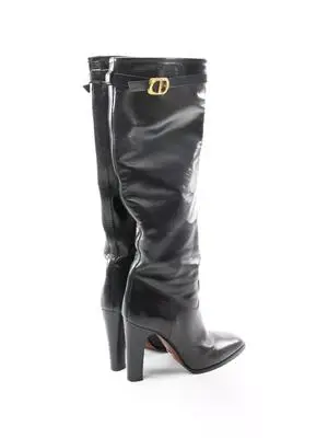 Dior Block Heel Boots For Women