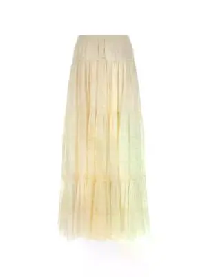 Ermanno Scervino Lace Insert Maxi Skirt