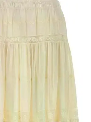 Ermanno Scervino Lace Insert Maxi Skirt