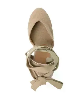CastaÑer Chiara Raffia Wedge Espadrilles