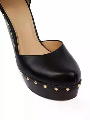 Chloé Lola Stud-embellished Platform Pumps - Black