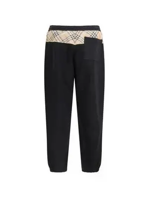 Burberry Check-panel Track Pants