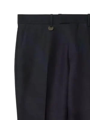 Burberry Wool Mohair Tailored Trousers