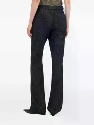 Roberto Cavalli Printed Flared Trousers