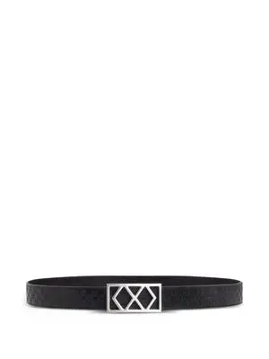 Place Of Ëlms Monolink Debossed Buckle Belt - Black