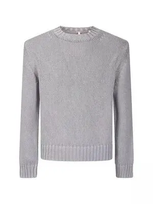 SUNFLOWER Frederik Cotton Sweater - Grey