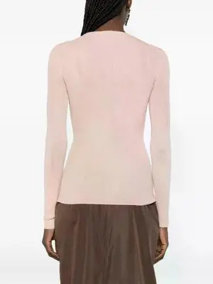 Prada Appliqué Wool Crew Neck Jumper
