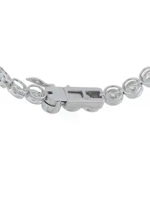 LB EXCLUSIVE 17.50 Carat Diamond Tennis Necklace In 18k White Gold
