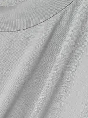 Balmain Ruched Stretch-jersey Maxi Dress - Gray