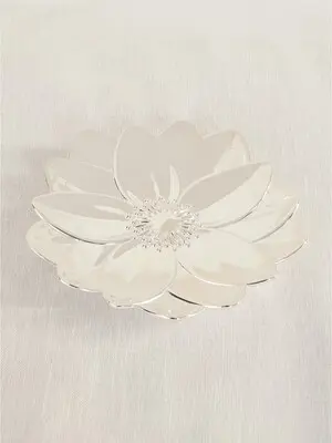 Christofle L'herbier Lotus Plated Bowl - Silver
