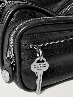 Acne Studios Camero Kit Leather Shoulder Bag - Black