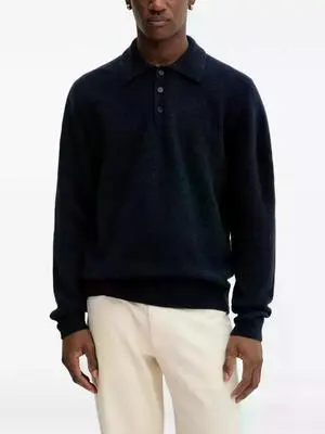 Filippa K Knitted Polo Shirt - Blue