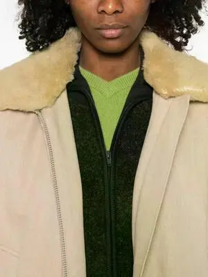 6397 Parka Coat With Fur Collar