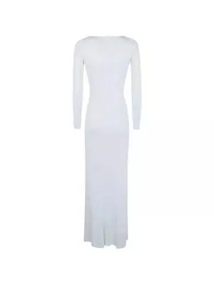 Elisabetta Franchi Maxi Dress With Gold-tone Hardware