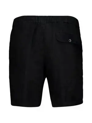 120% Lino Linen Drawstring Waist Shorts