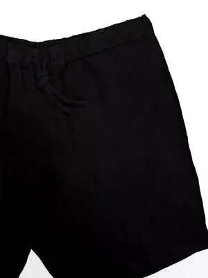 120% Lino Linen Drawstring Waist Shorts