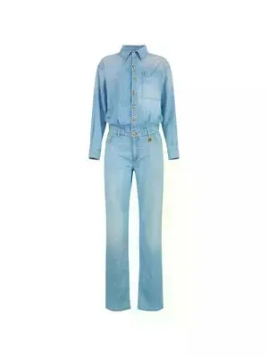 Elisabetta Franchi Denim Jumpsuit - Blue