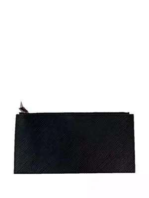 LOUIS VUITTON Félicie Zip-Up Clutch Bag Black