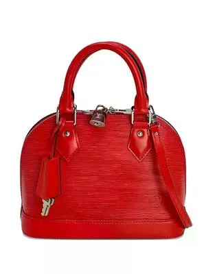 LOUIS VUITTON Bb Alma Tote Bag - Red