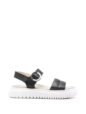 Gabor Buckle Strap Flat Sandals
