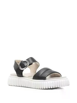 Gabor Buckle Strap Flat Sandals