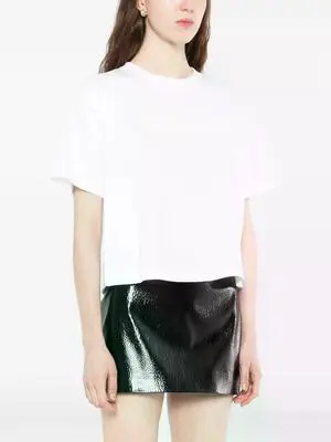Versace Logo Cropped T-shirt