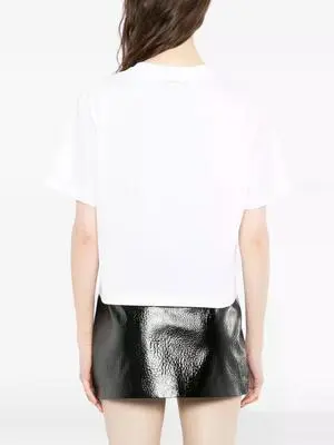 Versace Logo Cropped T-shirt