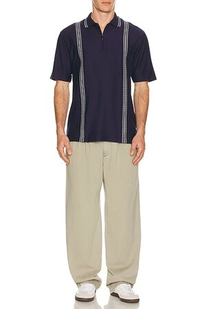 PALMES Panel Zip Polo