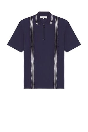 PALMES Panel Zip Polo