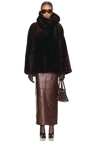 Nour Hammour Shearling Lodge Coat