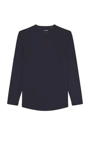 CUTS Ao Long Sleeve Curve Hem Tee In . Also