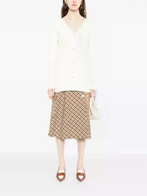 Theory Button-back V-neck Cardigan