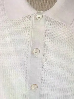GRAN SASSO Short-sleeve Knitted Buttoned Shirt