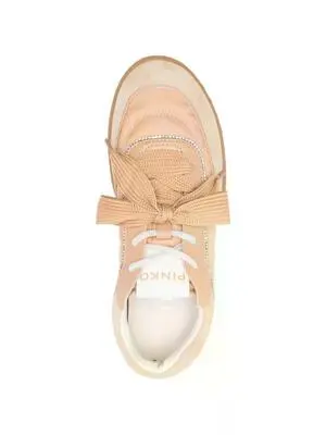 Pinko Gea Appliqué Lace-up Sneakers